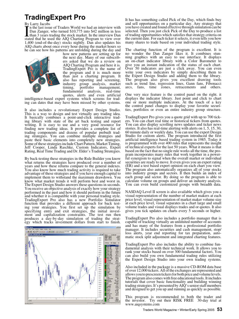 Tradersworld review | PDF | Investing | Algorithmic Trading