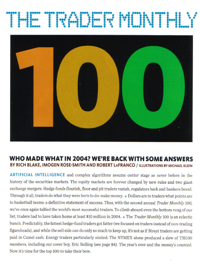 Trader Monthly 100 | PDF