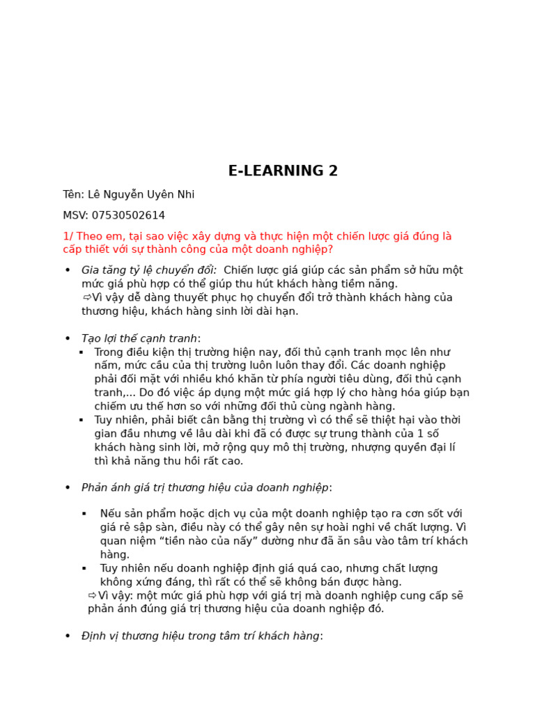 E Learning 2 | PDF