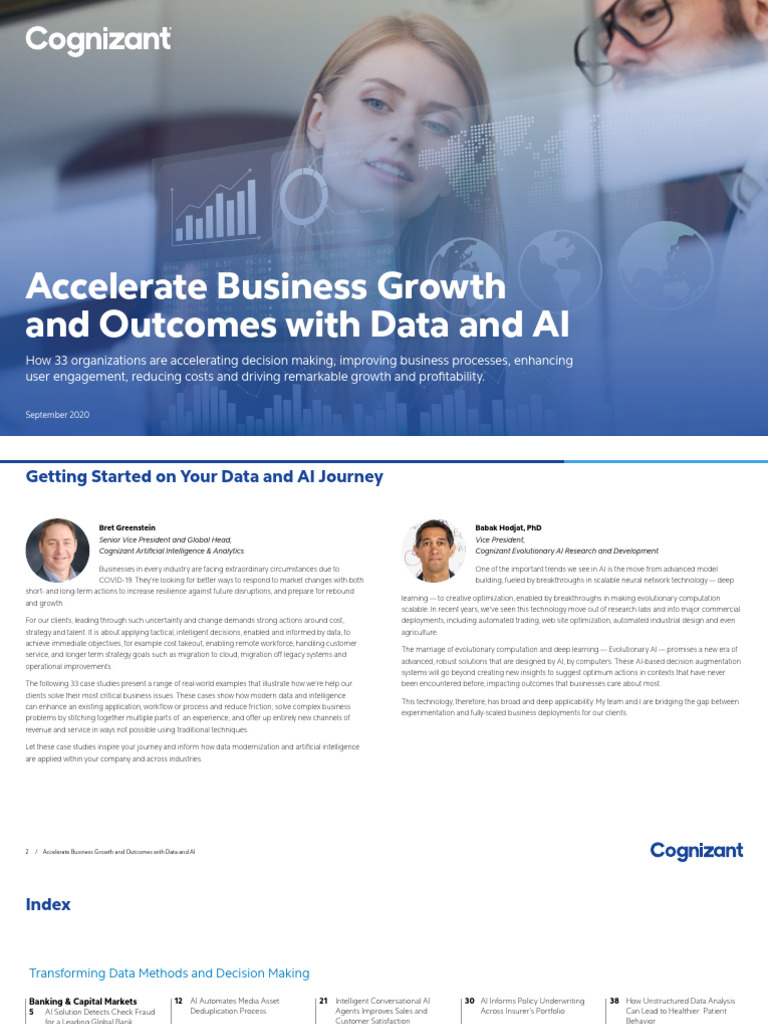 Cognizant Accelerate Business Growth and Outcomes With Ai Codex3743 ...