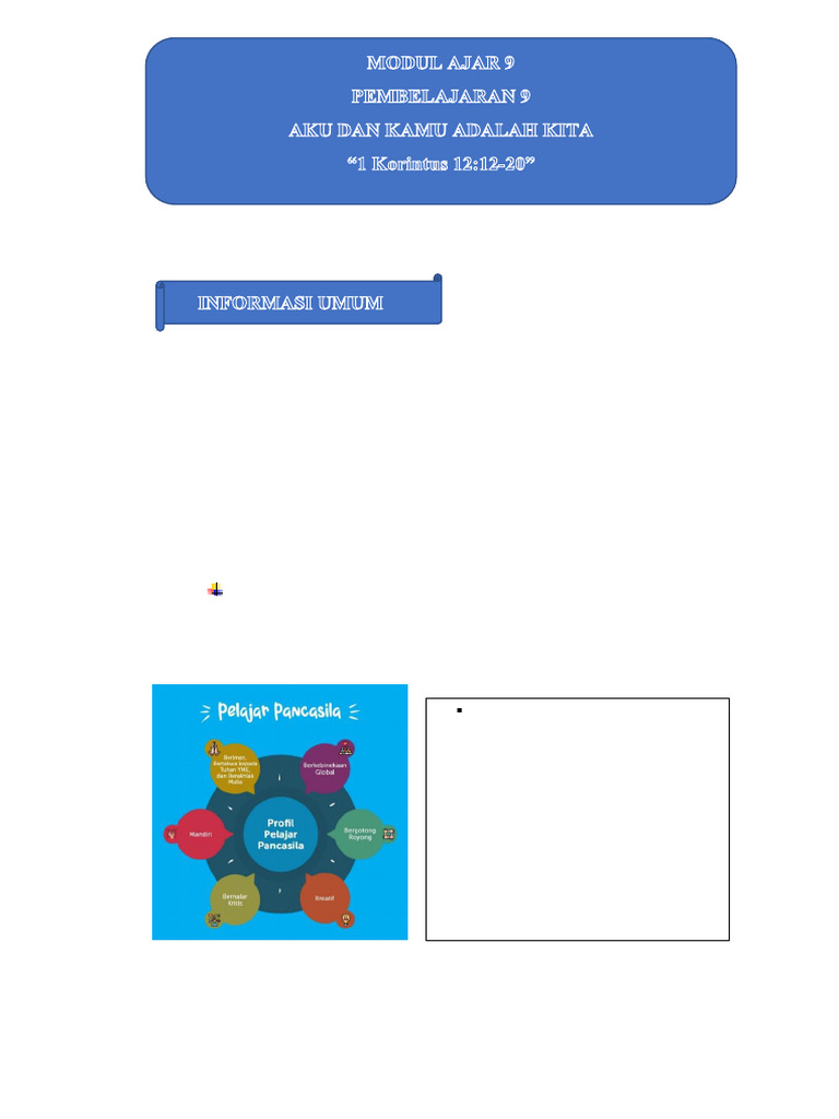 MODUL 9 Pembelajaran V | PDF