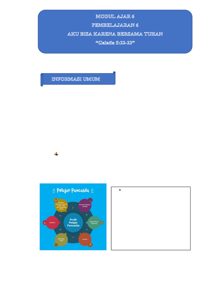 MODUL 6 Pembelajaran V | PDF