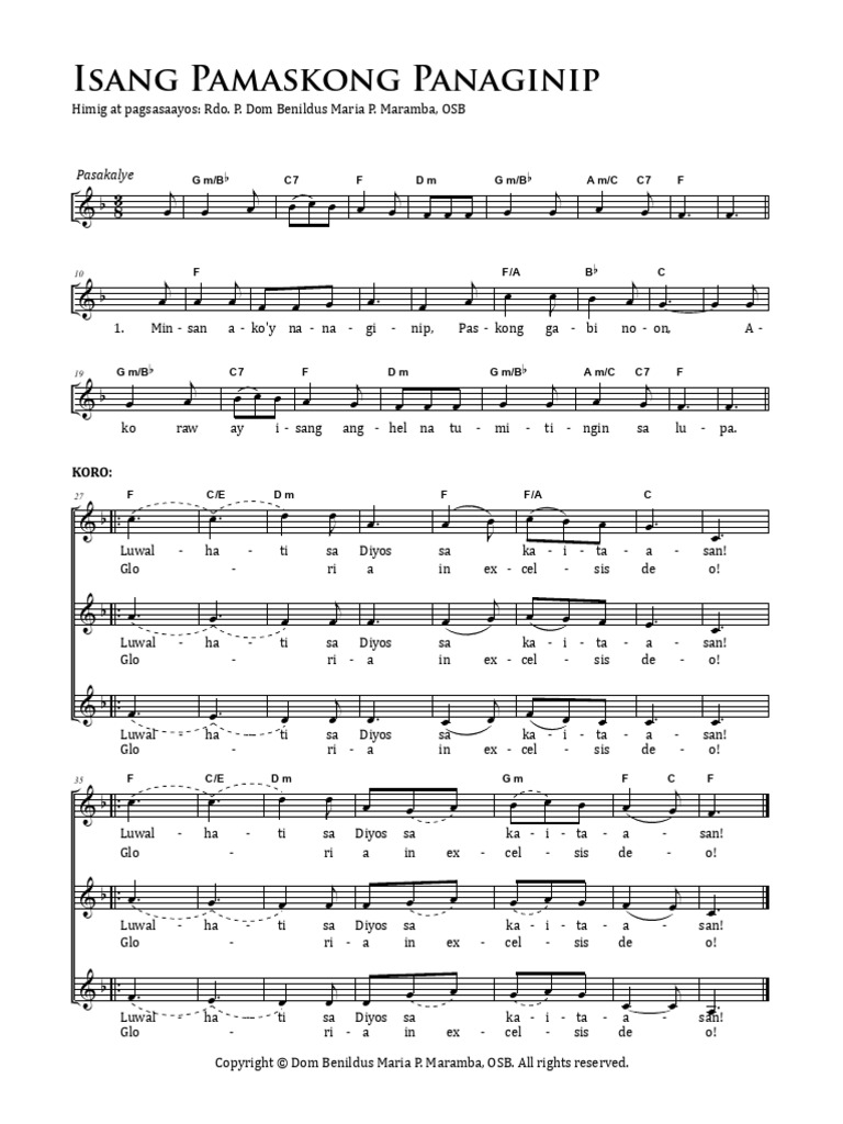 Isang Pamaskong Panaginip | PDF