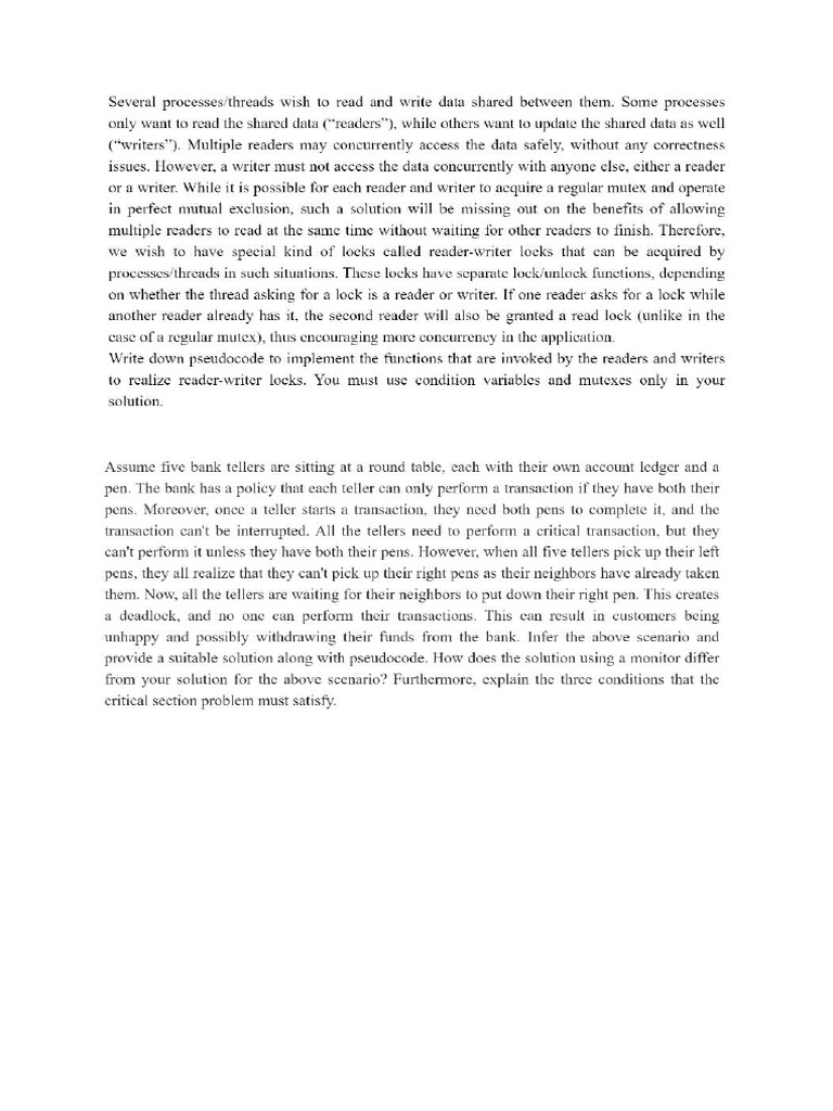 Digital Assignment 2 - OS | PDF