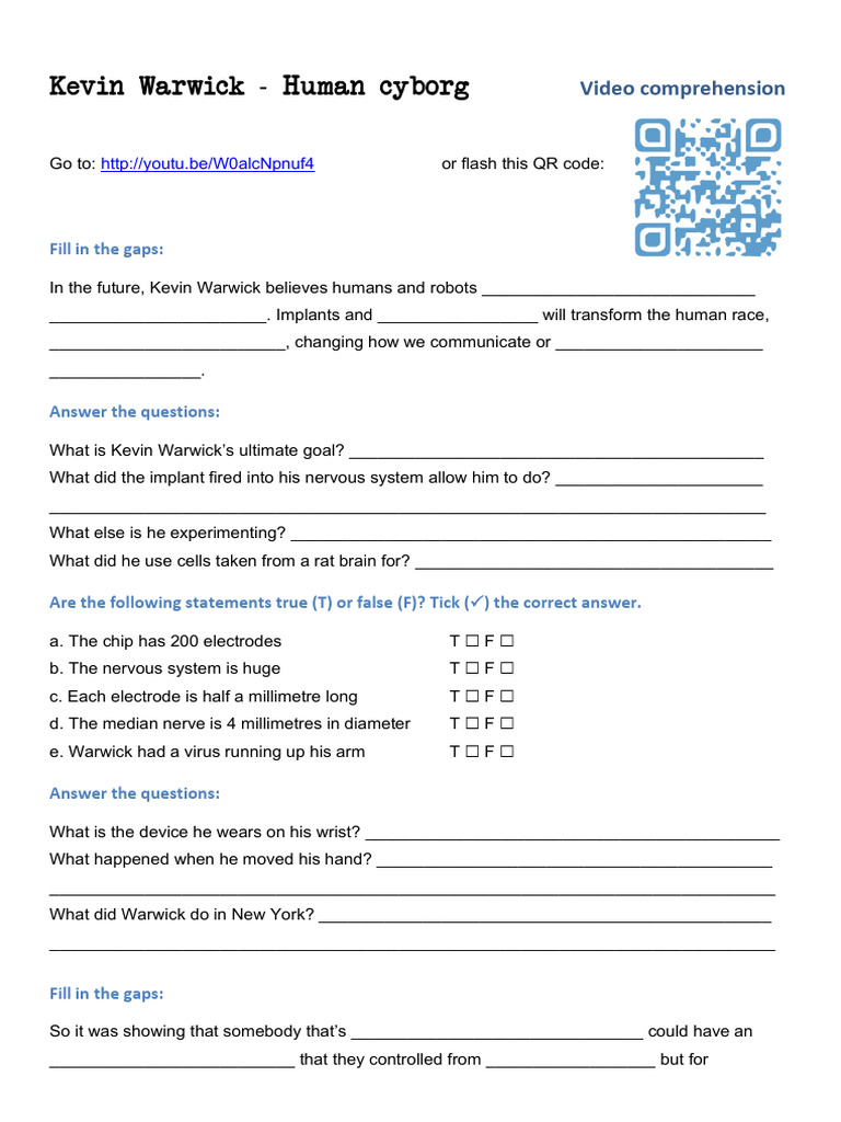 Kevin Warwick: Future of Human-Cyborgs | PDF | Cyborg