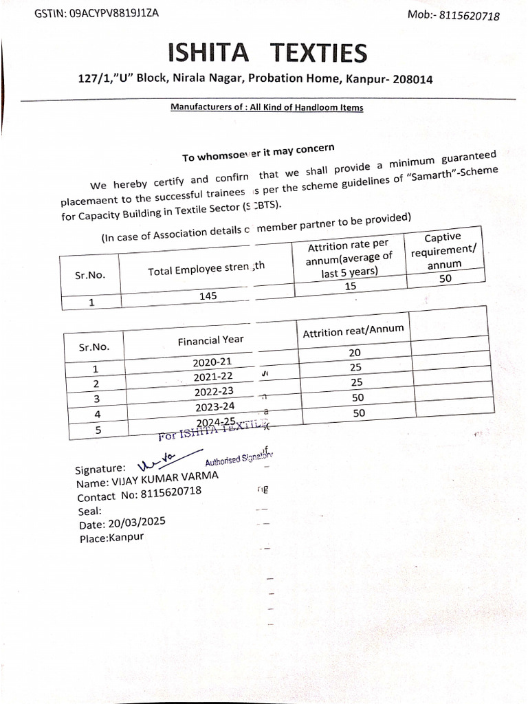 Ishita Textiles | PDF