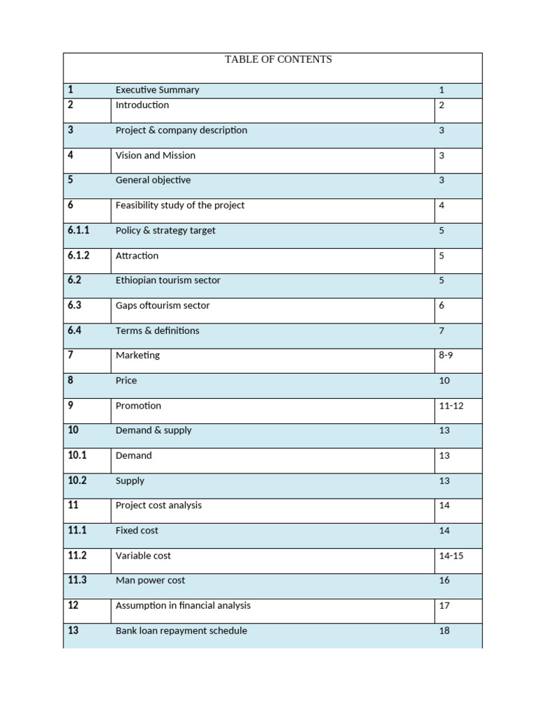 TABLE OF CONTENT Jemal Ahimed | PDF