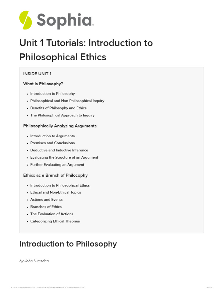 Understanding Deductive Arguments in Philosophy | PDF | Argument ...