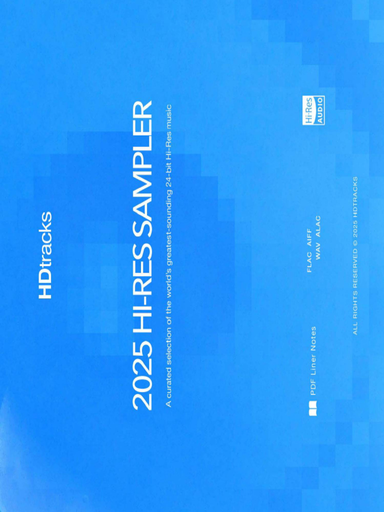 HDtracks 2025 Hi-Res Sampler | PDF