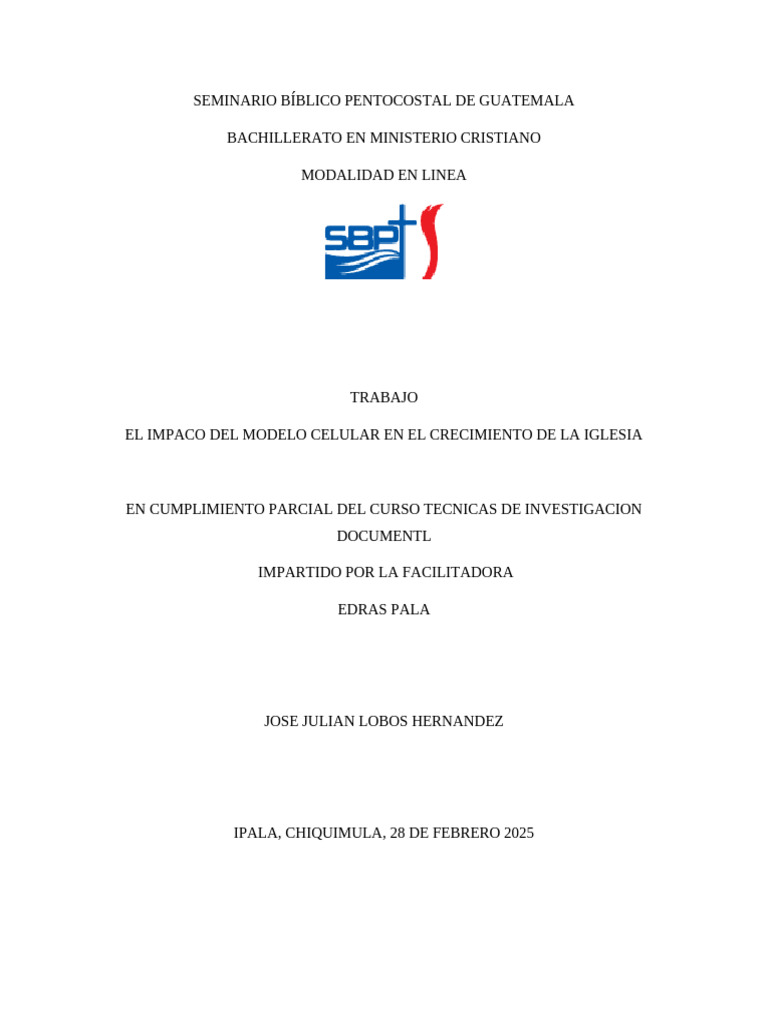 MODELO CARATULA | PDF