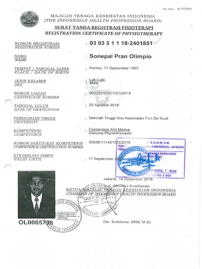 KPS 17 EP 3-Verifikasi - STR | PDF