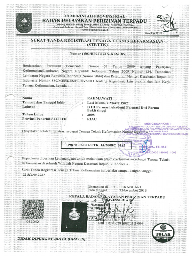 KPS 17 Ep 2-Dokumentasi - Pendidikan - Dan - Registrasi - Terbaharui | PDF