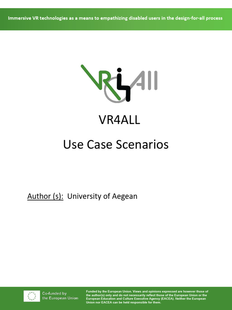 Virtual Kitchen Use Cases | PDF | Use Case | Virtual World