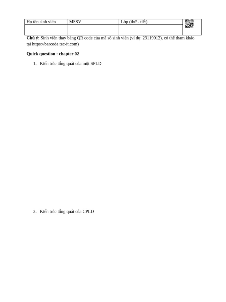 Quick Question. Chapter 02 | PDF
