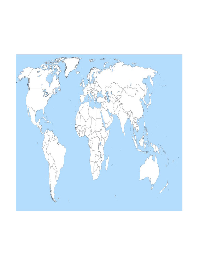 Mapa Mundi Mudo | PDF