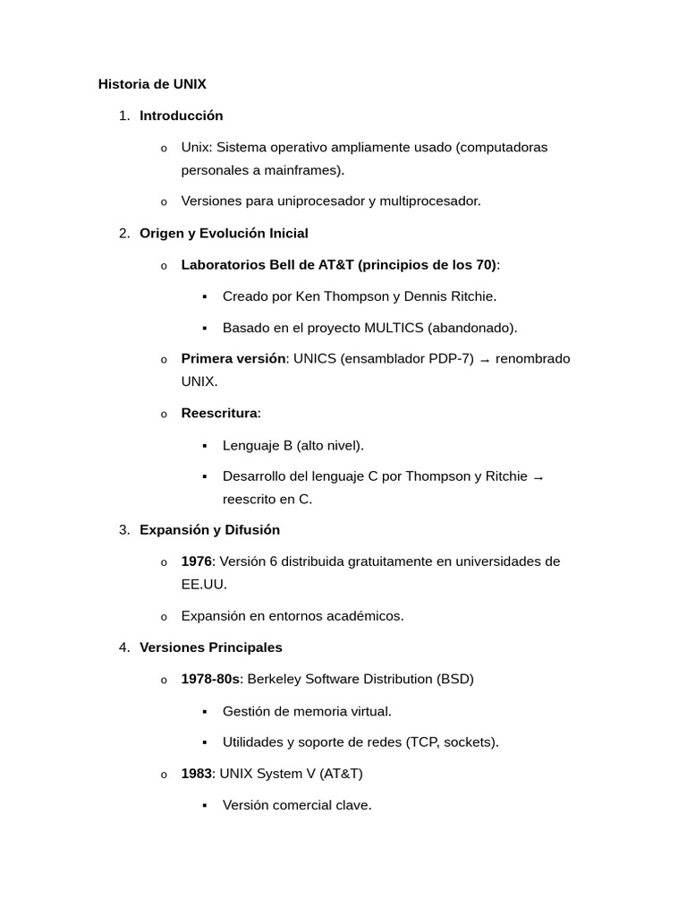 Esquema 3 Unix | PDF | Unix | Distribución de software de Berkeley
