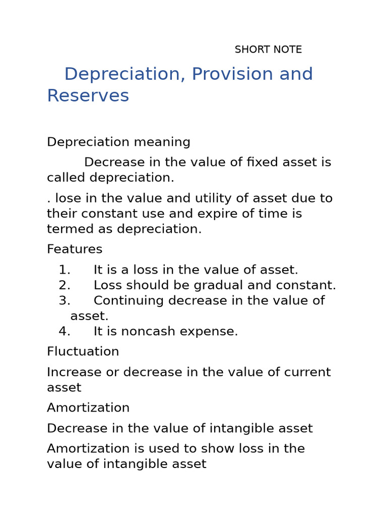 SHORT NOTE Acc 7 | PDF