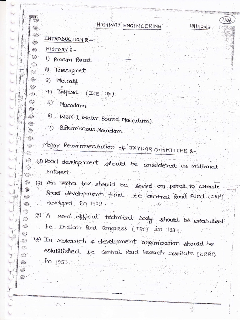 National Highway Development Overview | PDF