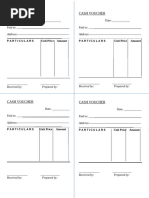 Check Voucher Template Sample | PDF