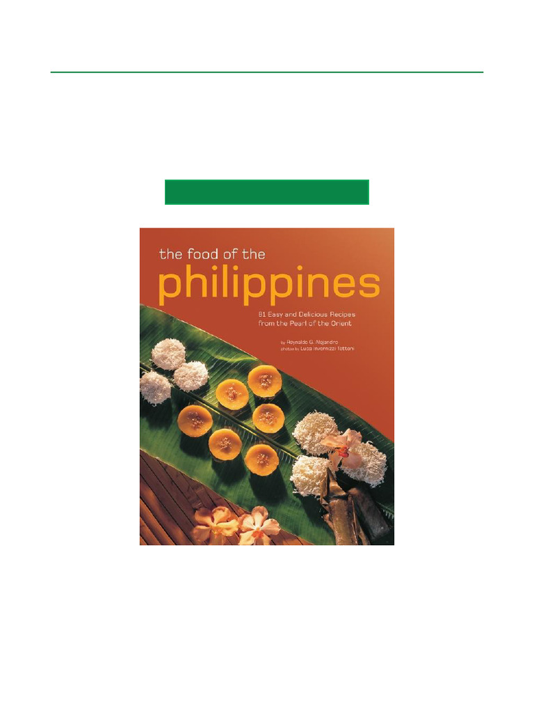 Most Downloaded Food of The Philippines Unlimited Download | PDF