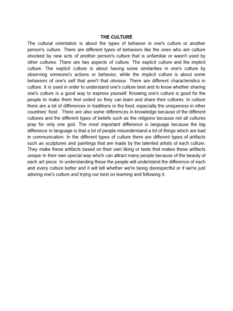 Reflection paper in ucsp | PDF