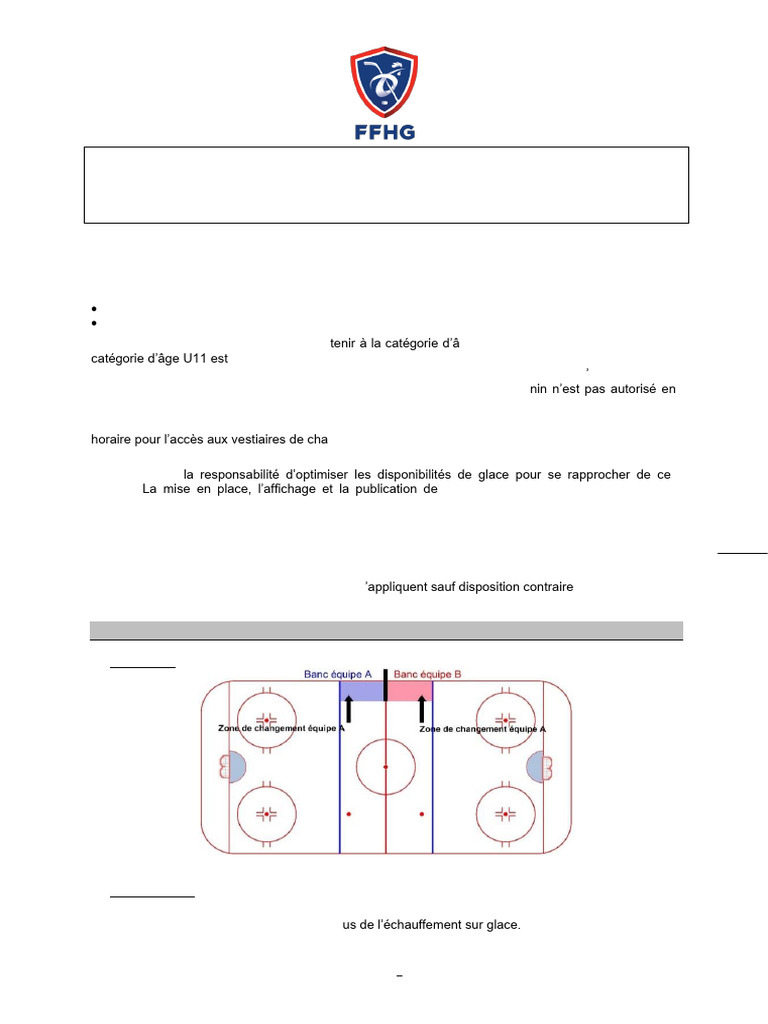 Cahier des charges U11 FFHG 2021/2022 | PDF
