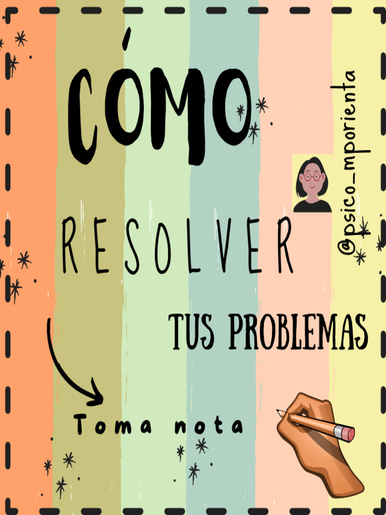 CUADERNO Cómo Resolver tus Problemas | PDF
