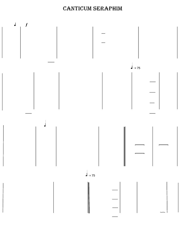 Canticum Seraphim | PDF