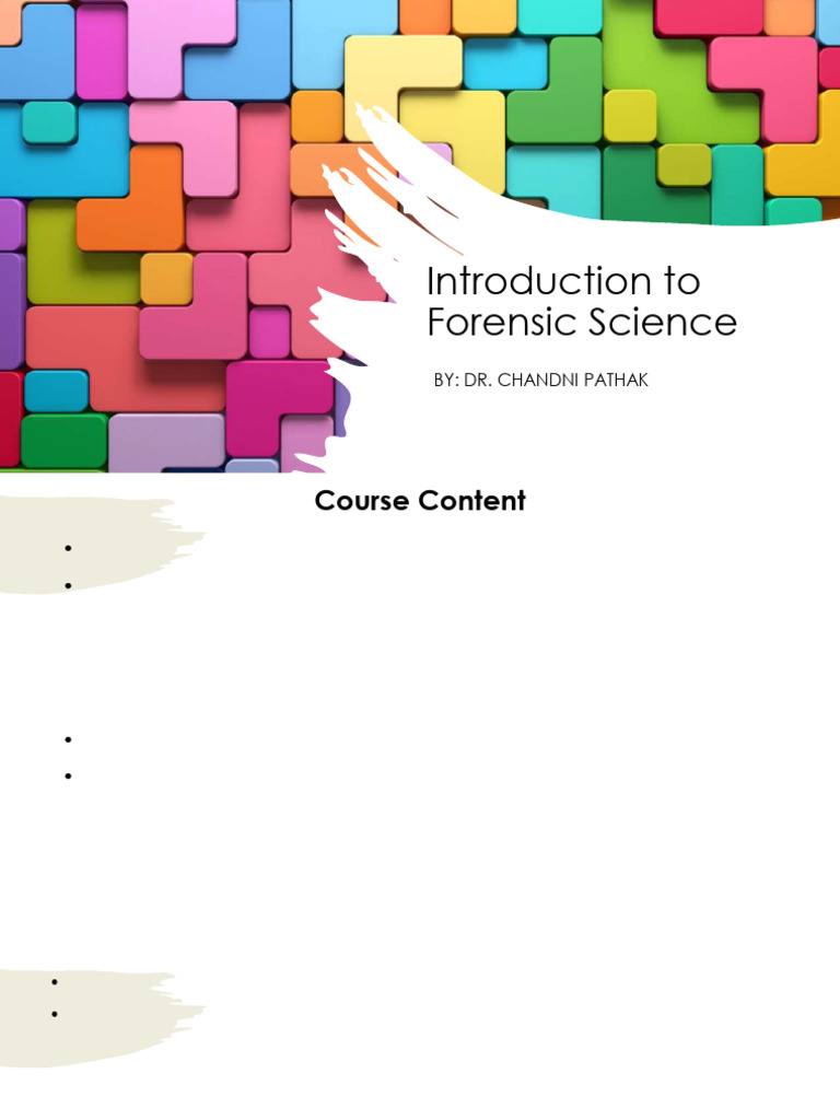 Forensic Science Overview and Applications | PDF | Primer (Molecular ...