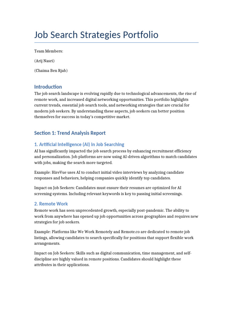Job Search Strategies for Modern Seekers | PDF | Linked In | Résumé