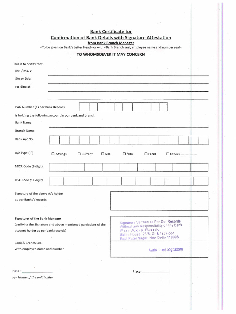 Bank Signature Verification | PDF