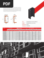 PFC Steel Section Specifications Guide | PDF | Continuum Mechanics ...