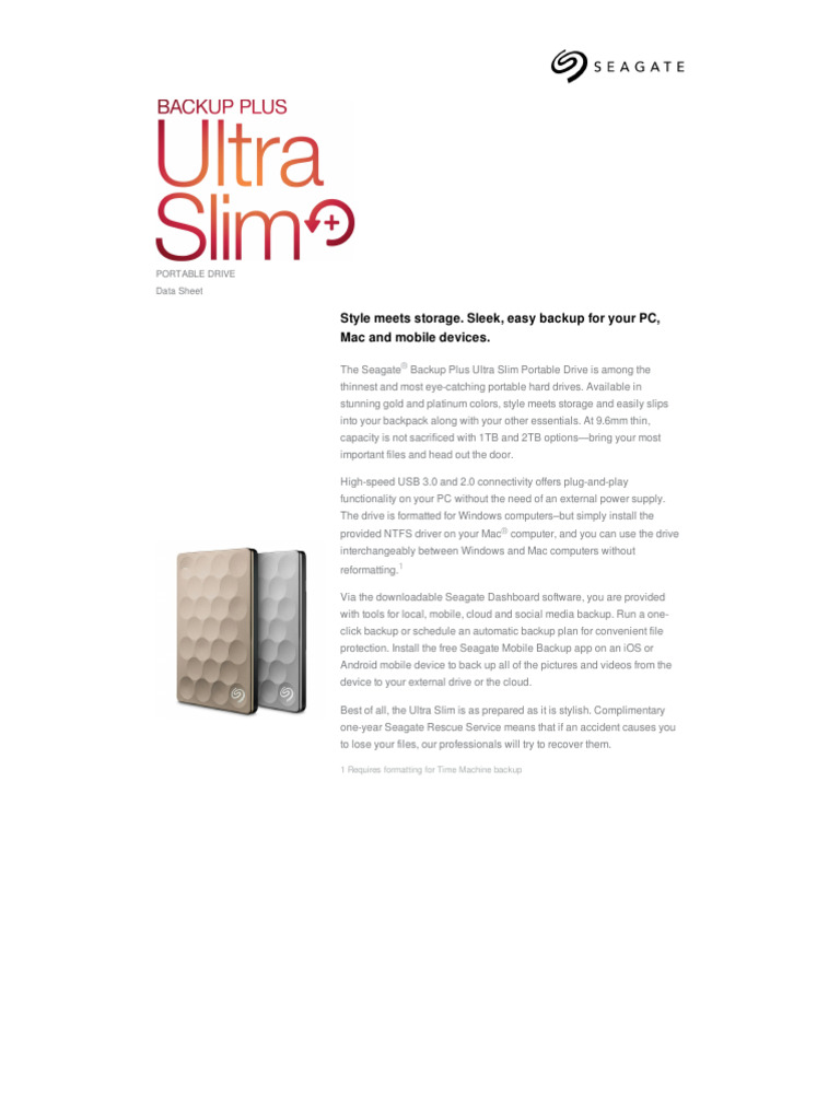 bup-ultra-slim-data-sheetDS1873-3-1702-APAC-en_AS | PDF | Backup | Byte