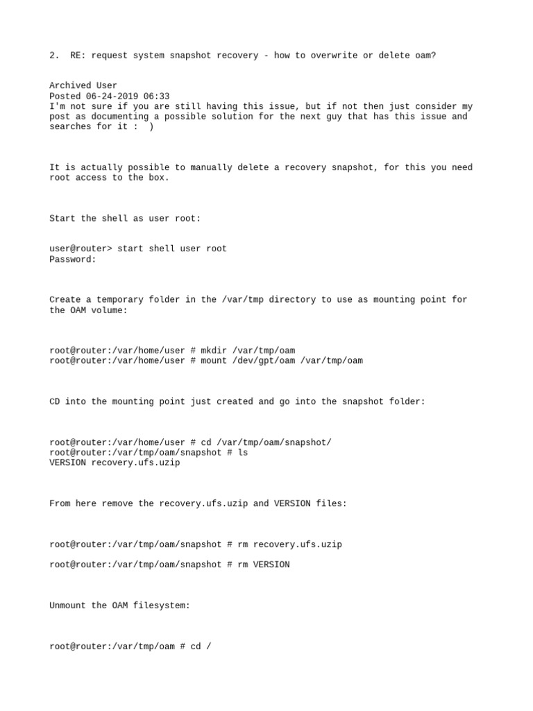 RE Request System Snapshot Reco | PDF | Ip Address | Internet Standards