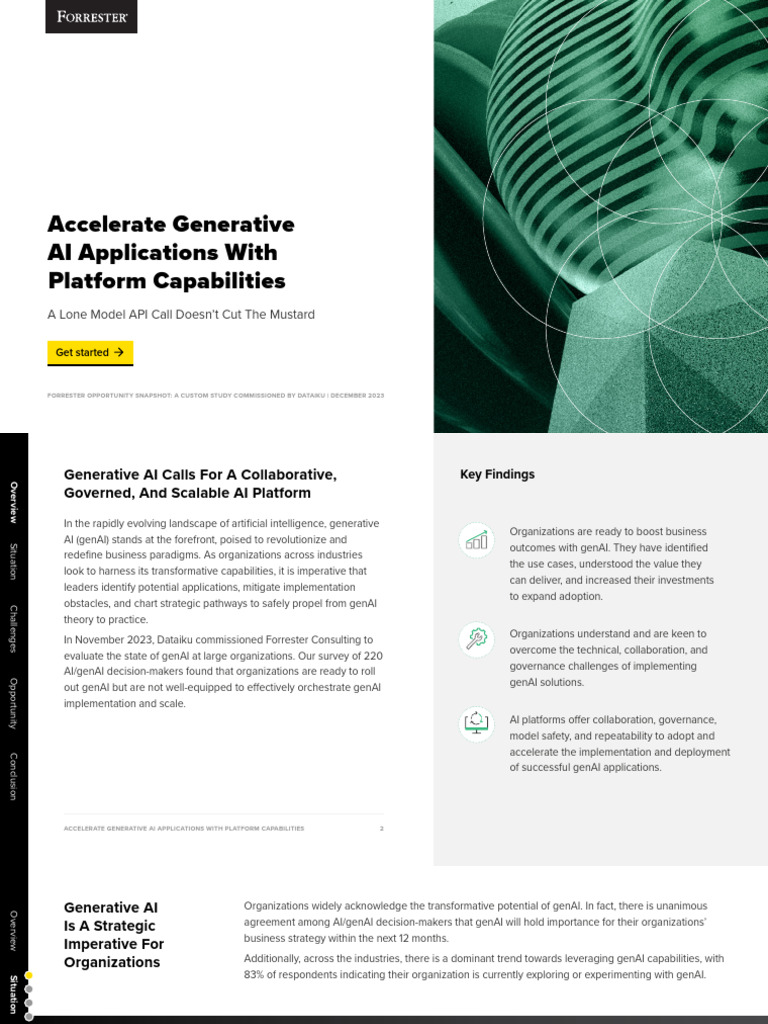 Accelerate Generative AI Applications With Platform Capabilities | PDF | Artificial Intelligence ...