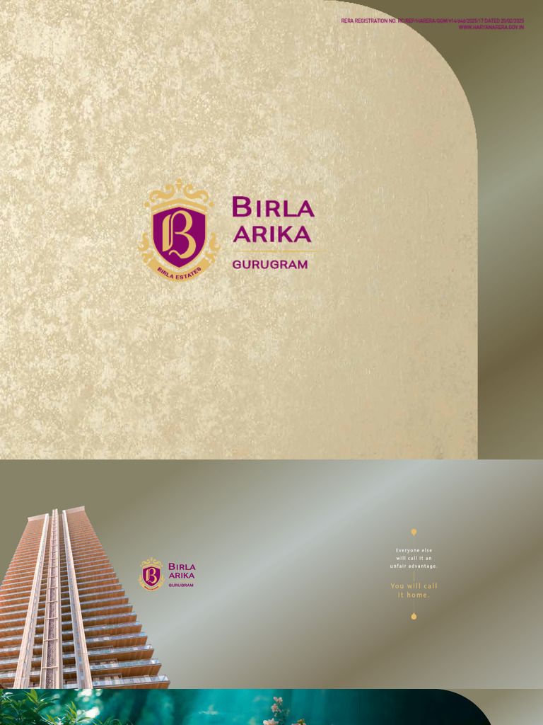 Birla Arika, Sector - 31, Gurgaon, +91 - 9717188781 - Brochure | PDF | Earth Sciences
