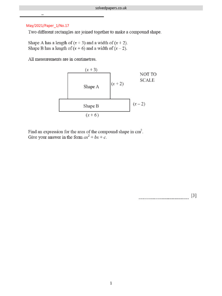 2022 17 Quadratics Checkpoint Sec 1 Mathematics | PDF