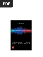 (Ebook PDF) The Art of Public Speaking 13th Edition by Stephen Lucas ...