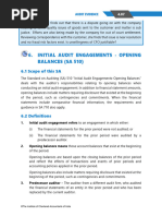 Auditing Initial Engagements | PDF | Financial Audit | Auditor's Report