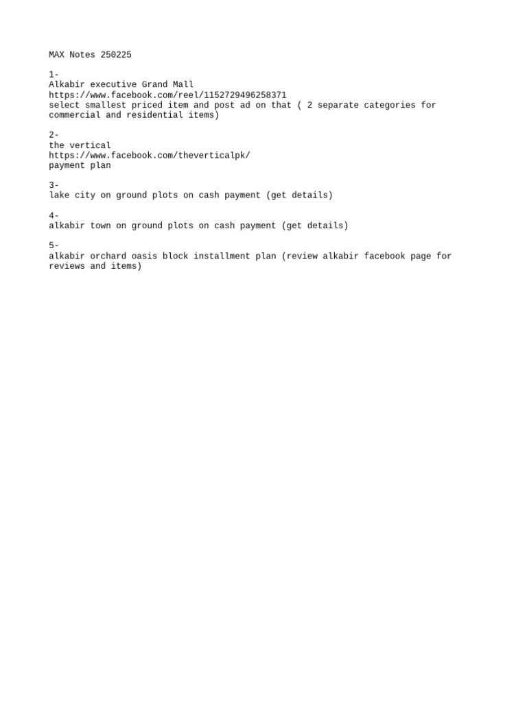 MAX Notes 250225 | PDF