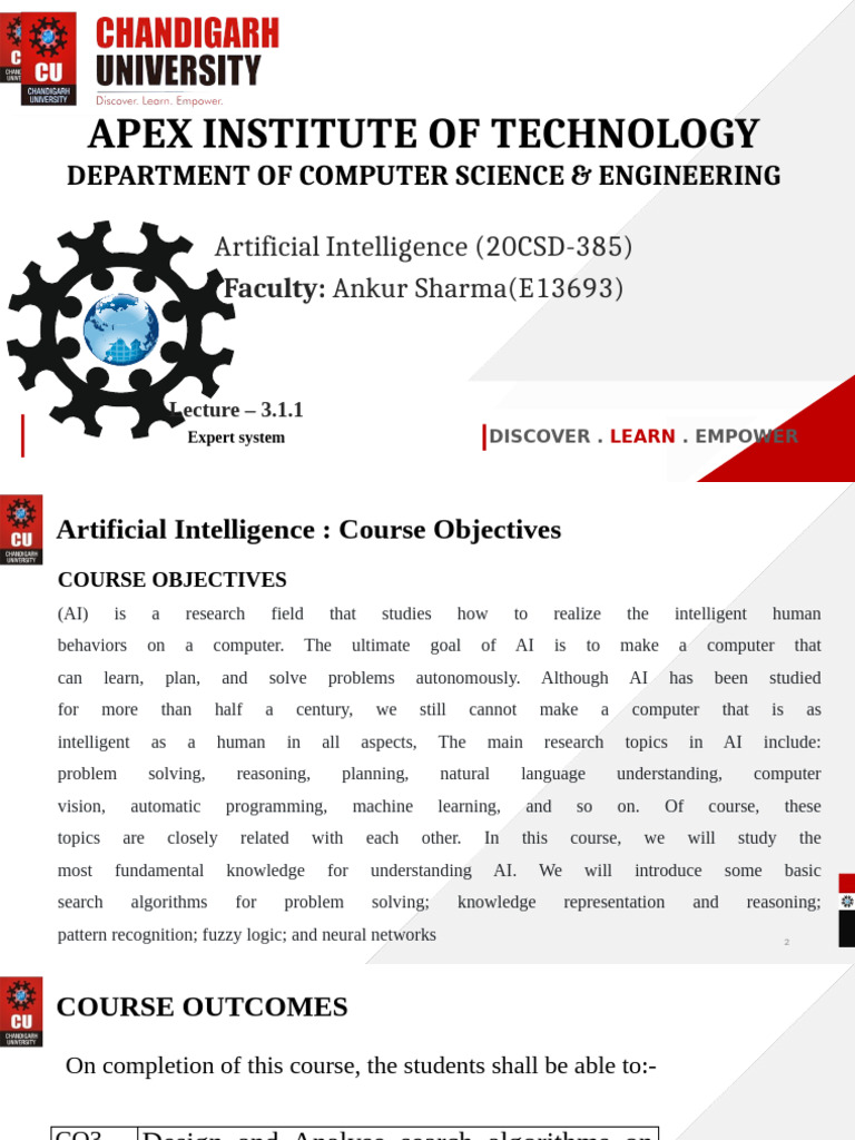 Lecture3.1.1 Unit2 - AI (Autosaved) | PDF | Artificial Intelligence | Intelligence (AI) & Semantics
