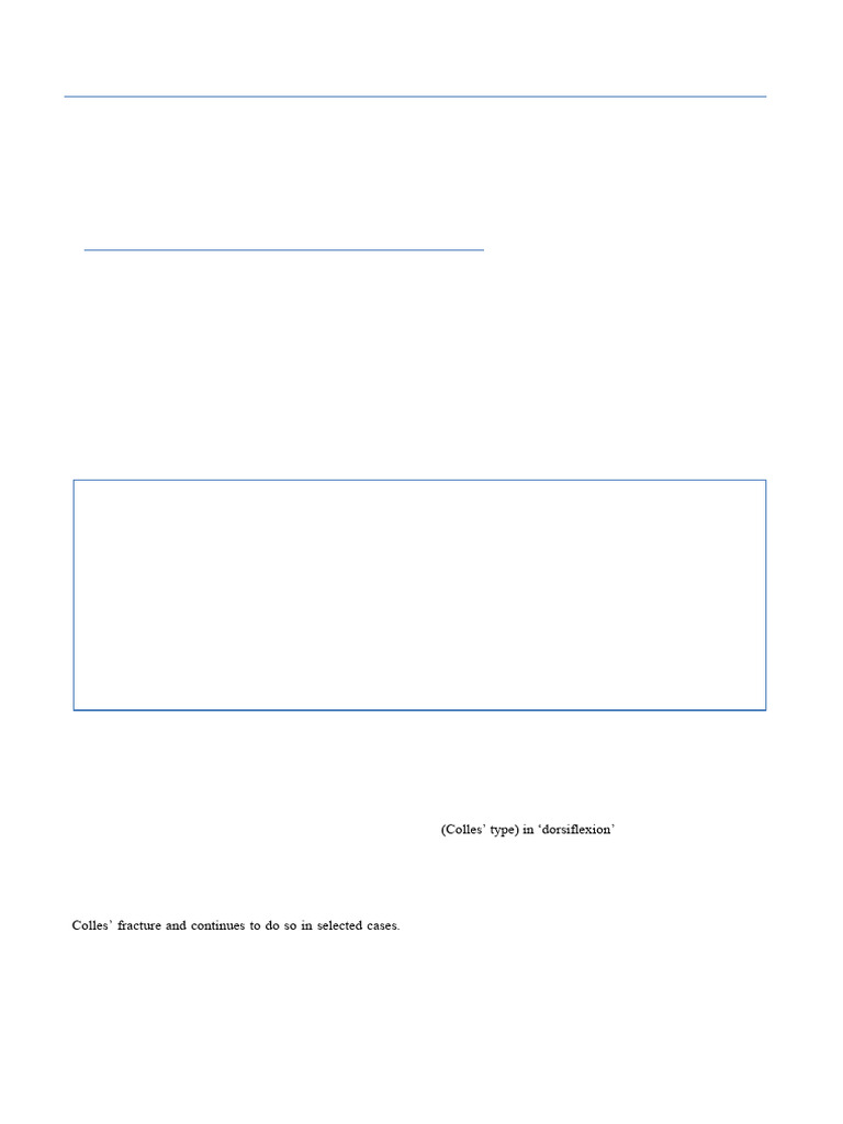Cast Immobilization in Fracture Distal Radius With | PDF | Elbow | Joints