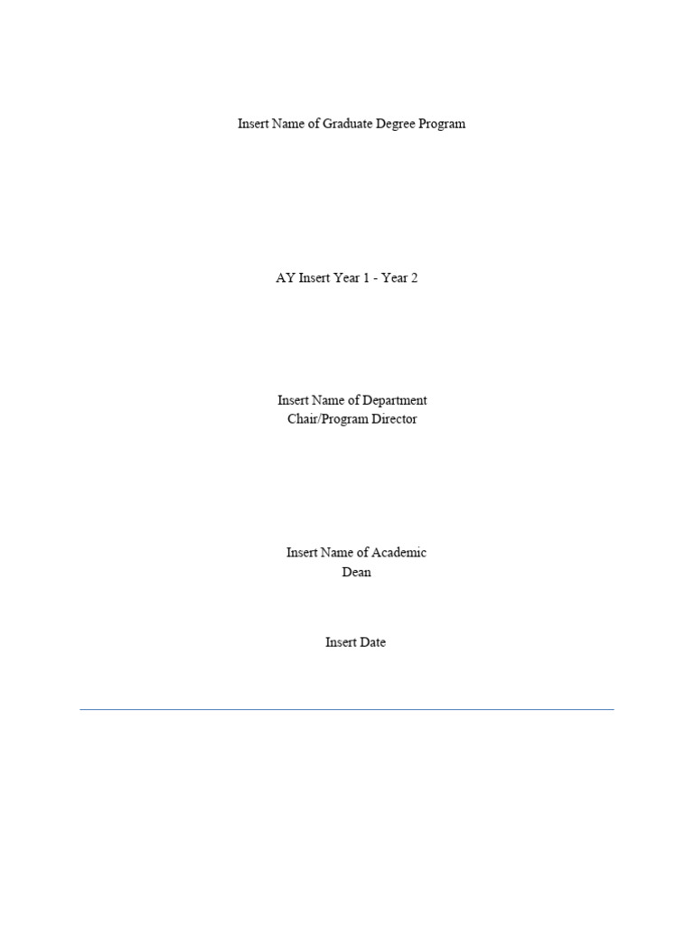 Self Study Template Draft | PDF | Full Time Equivalent