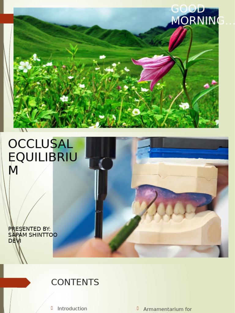 Occlusal Equilibration Overview | PDF | Mouth | Dentistry Branches