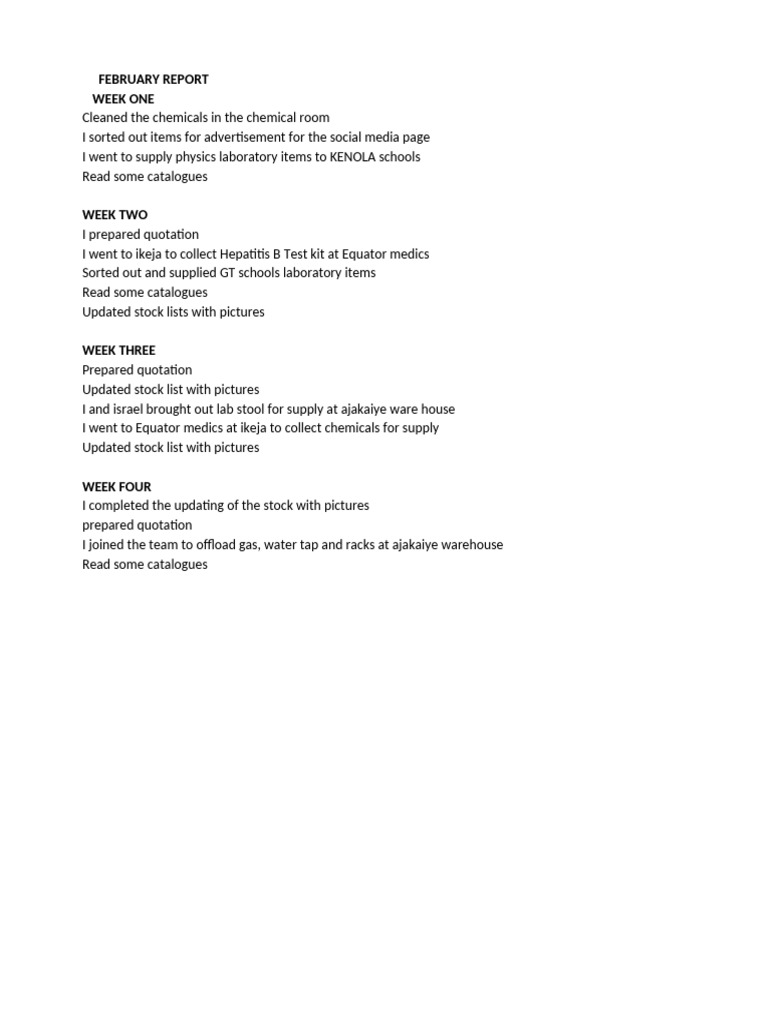Austine Feb Report Pdf