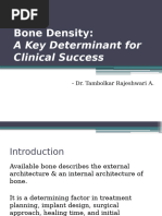 Bone Density - Misch | PDF | Dental Implant | Bone