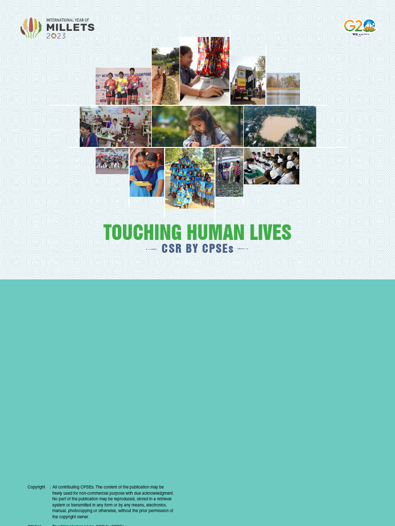 CSR Coffee Table Book 2023 Cpse | PDF | Corporate Social Responsibility | Waste