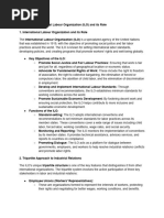 ILO Organizational Chart Overview | PDF | International Labour ...