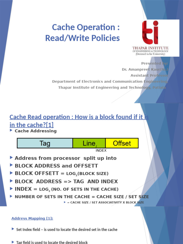 Cache Read Write Policies | PDF | Cpu Cache | Cache (Computing)