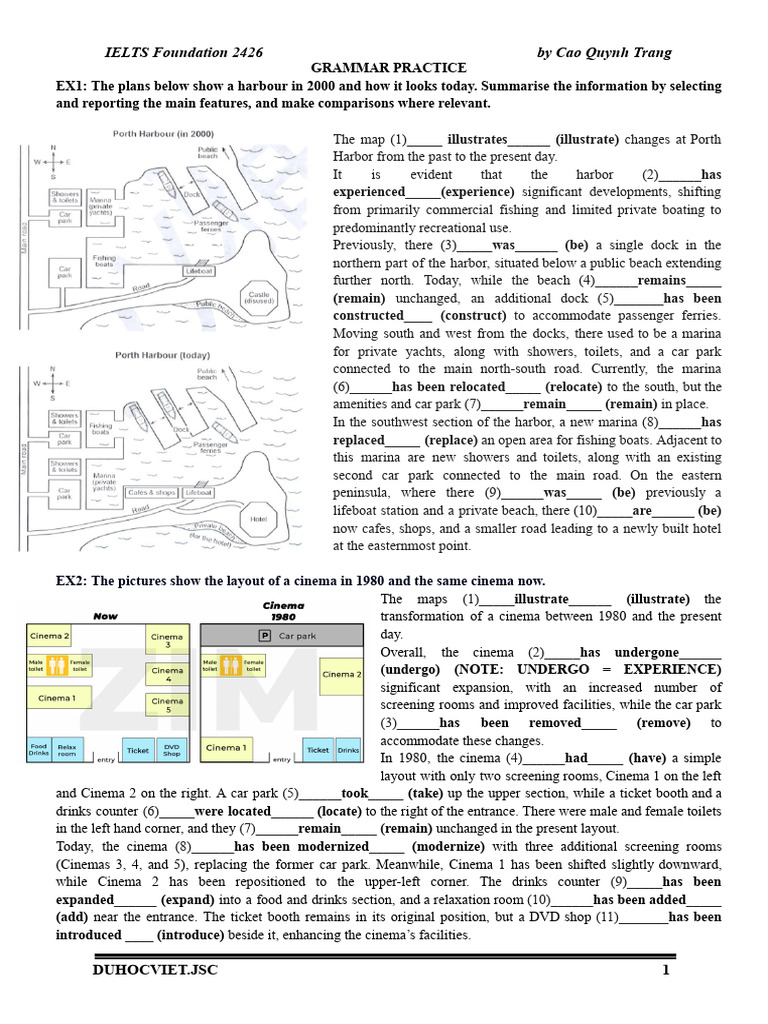 Keys - Grammar Practice B3 | PDF | Tomato | Ketchup